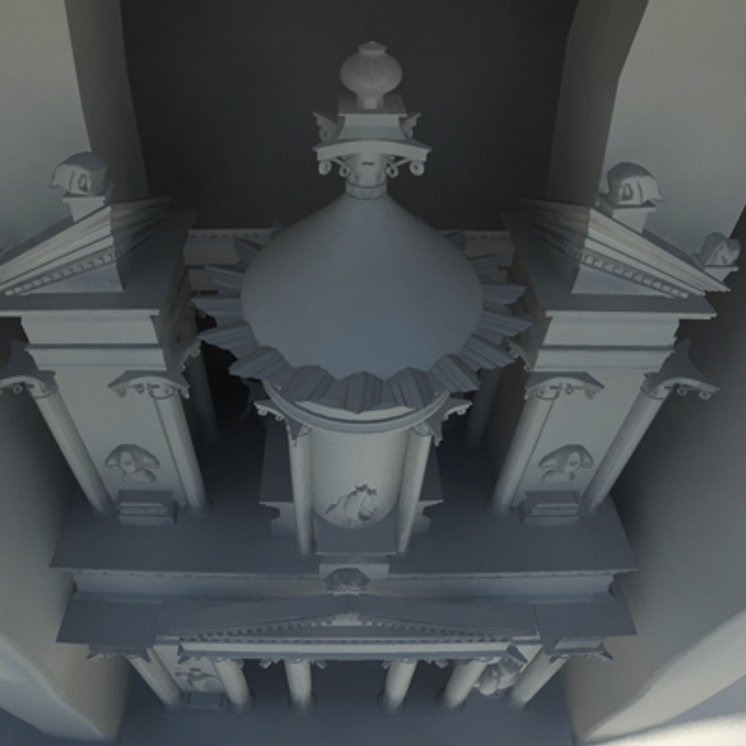 3d petra jordan model