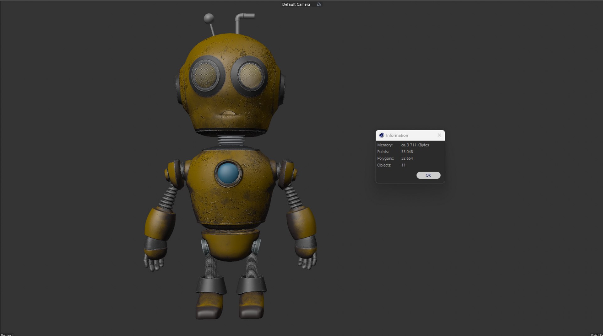 YELLOW ROBOT 3D Model - TurboSquid 2325773