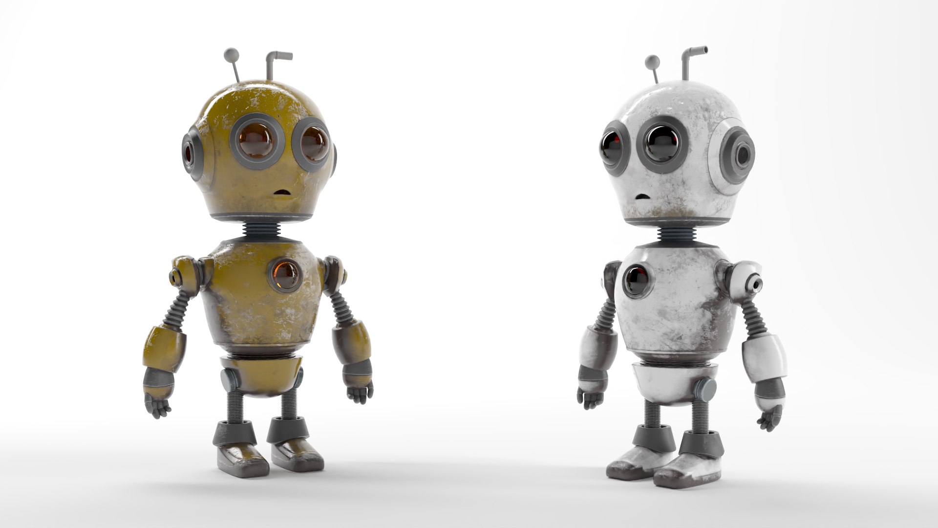 YELLOW ROBOT 3D Model - TurboSquid 2325773