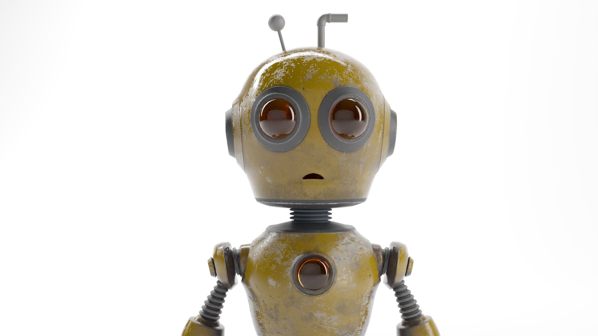 YELLOW ROBOT 3D Model - TurboSquid 2325773