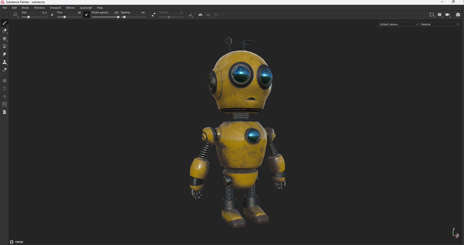YELLOW ROBOT 3D Model - TurboSquid 2325773
