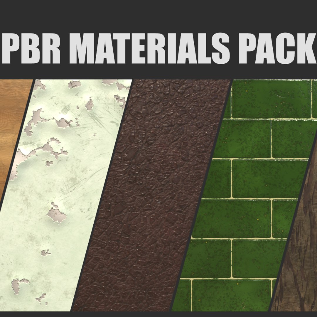 PBR Materials Pack 3D Model - TurboSquid 1826040
