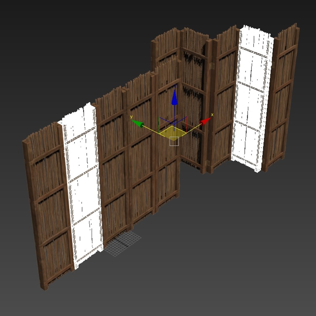 Screen branch crooked decor n3 model - TurboSquid 1790416