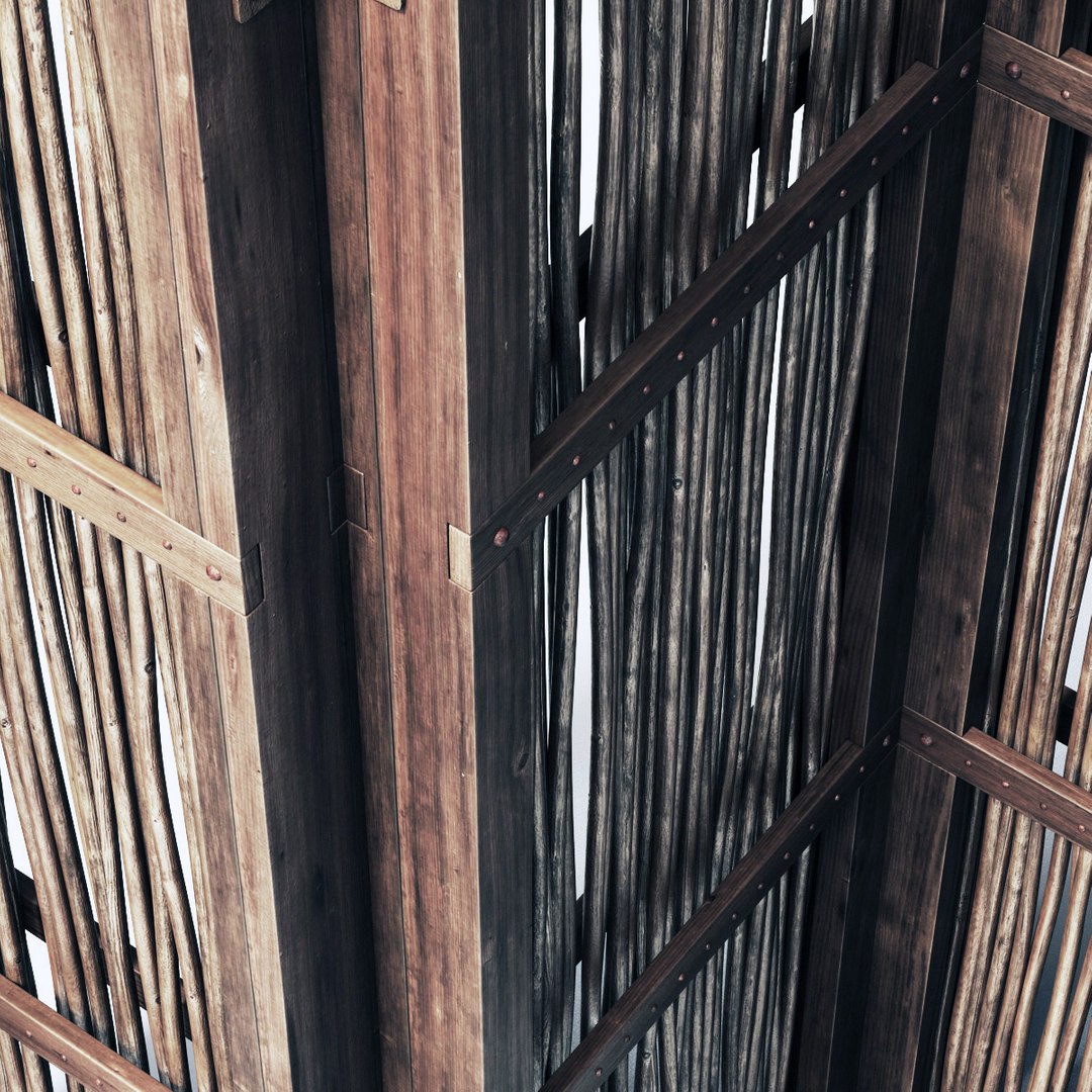 Screen branch crooked decor n3 model - TurboSquid 1790416