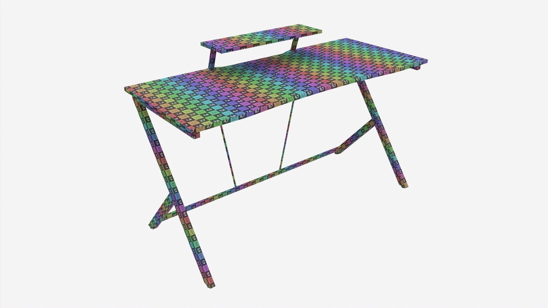 Gaming Home Computer Table Desk 3D - TurboSquid 1988281