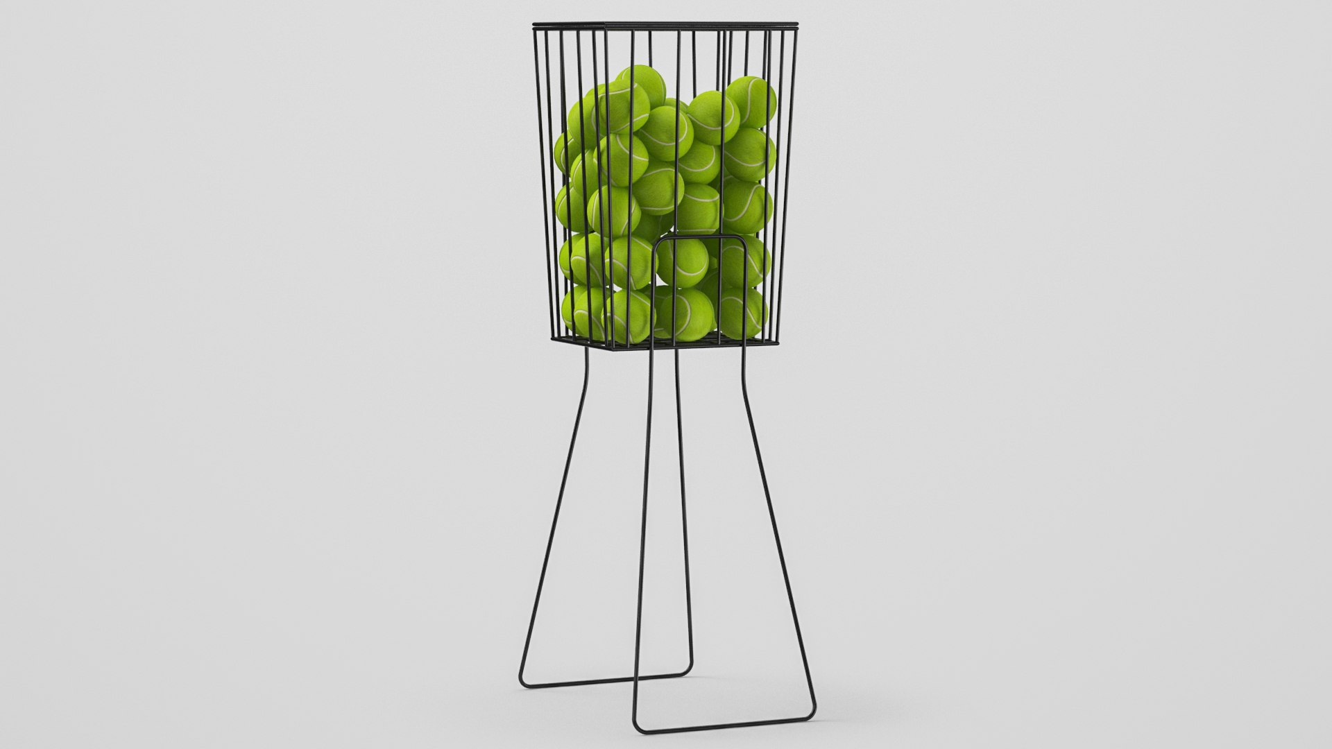 Tennis Balls Pick Up Hopper Model - TurboSquid 2029904