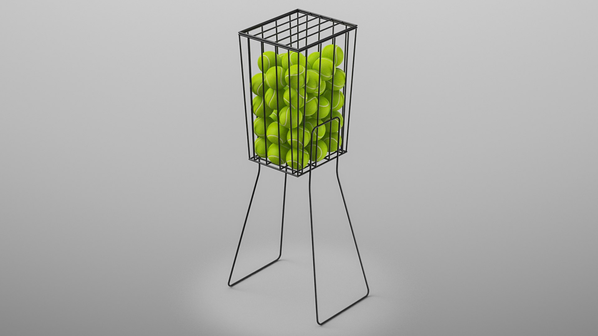 Tennis Balls Pick Up Hopper Model - TurboSquid 2029904