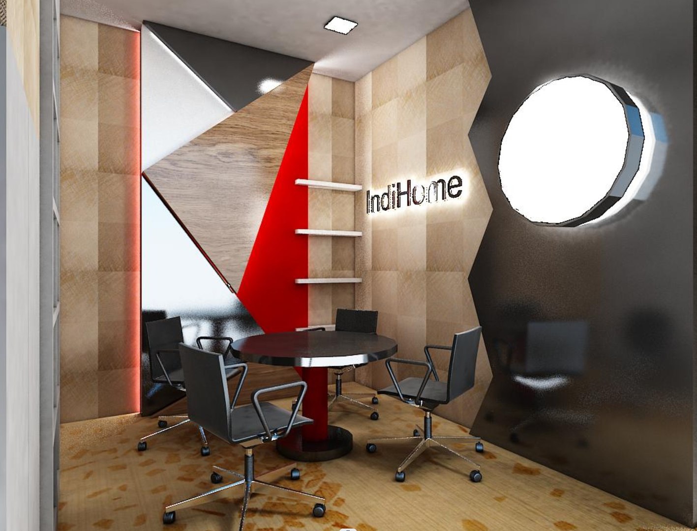 3D Model Podcast Room - TurboSquid 2410786