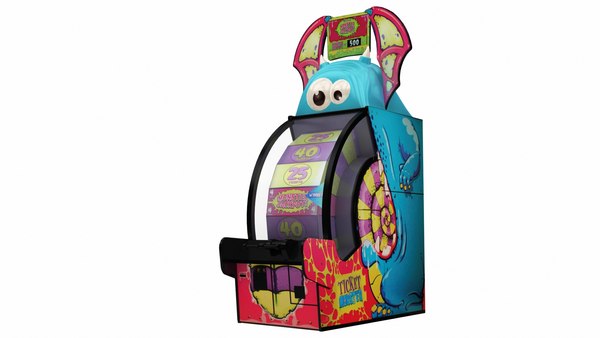 modelo 3d Ticket Monster Arcade Machine - TurboSquid 1502909