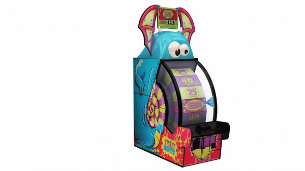 modelo 3d Ticket Monster Arcade Machine - TurboSquid 1502909