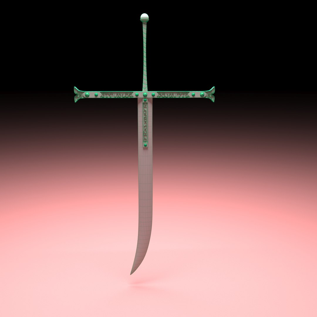 Yoru blacksword mihawk 3D model - TurboSquid 1602364