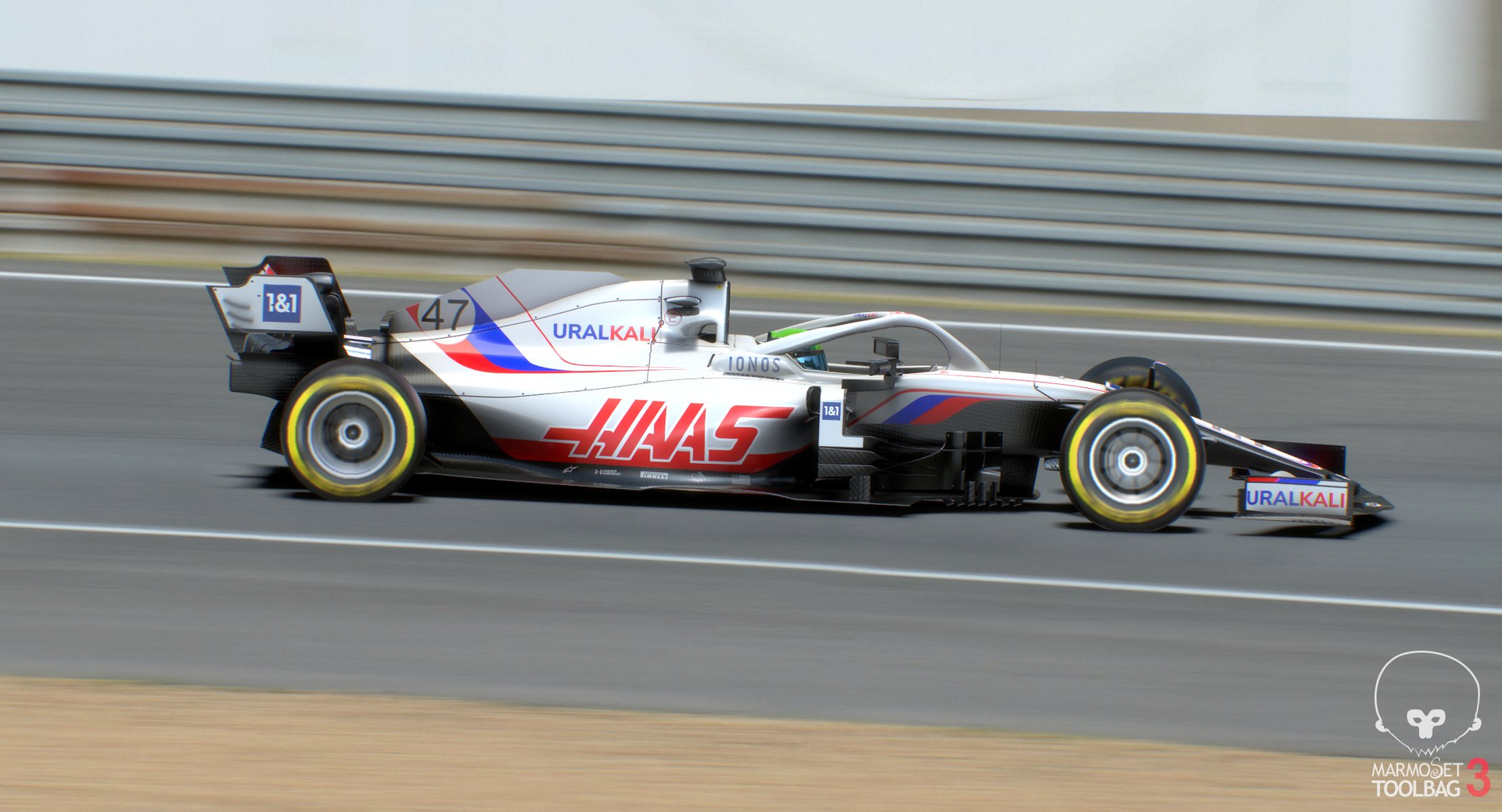 Haas F1 Team 2021 VF-21 Formula 1 Race Car 3D model - TurboSquid 1717412