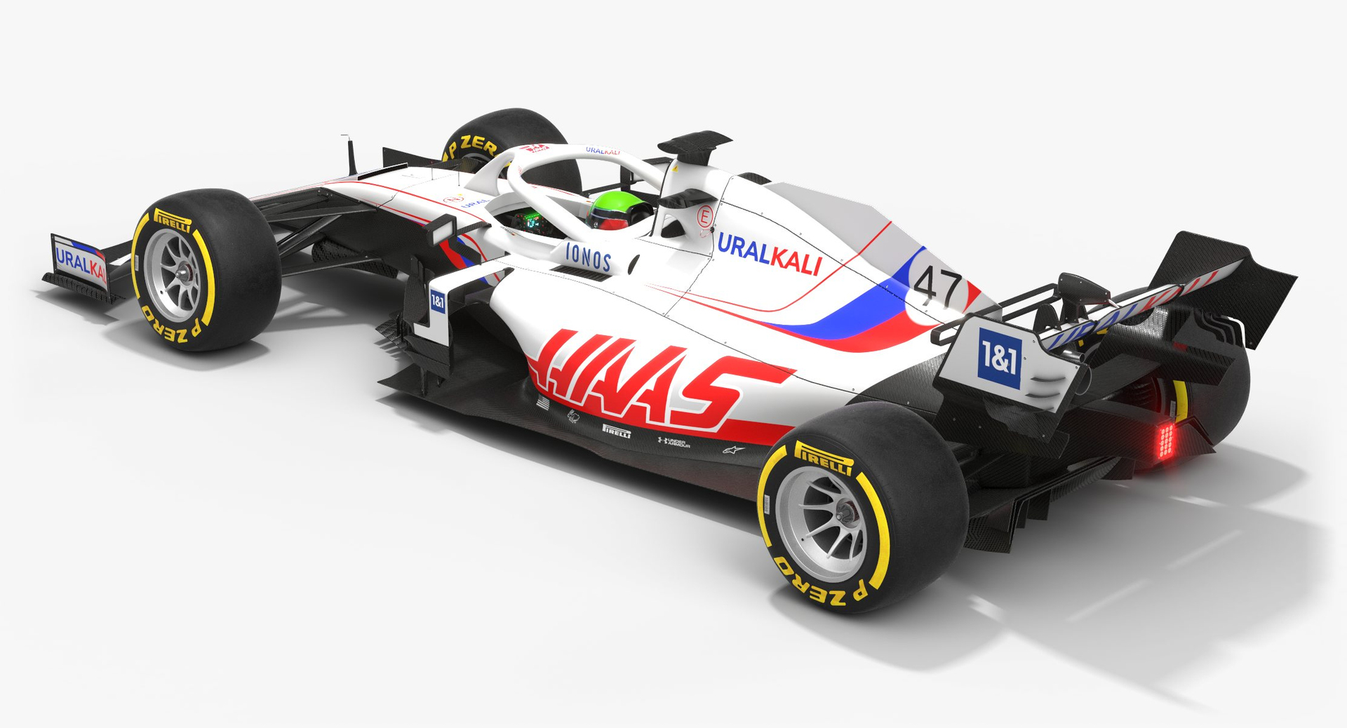 Haas F1 Team 2021 VF-21 Formel-1-Rennwagen 3D-Modell - TurboSquid 1717412