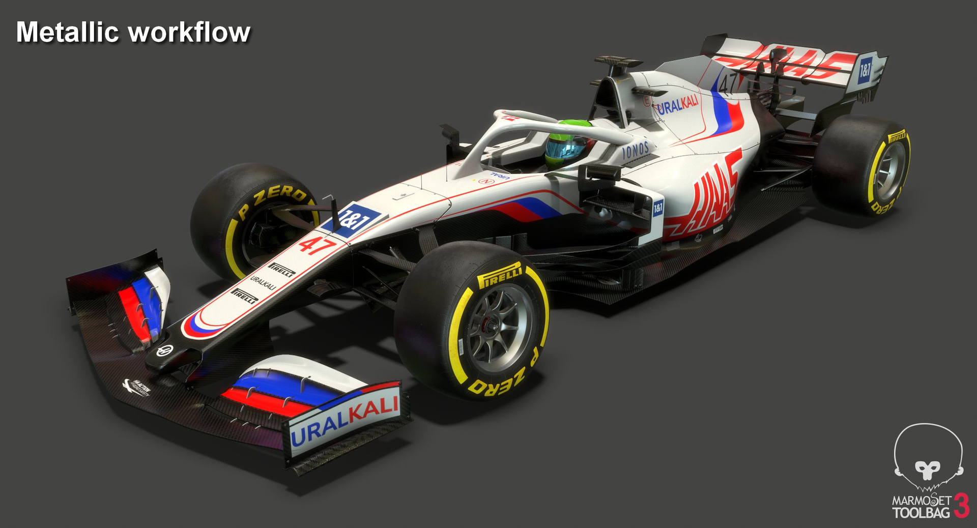 Haas F1 Team 2021 VF-21 Formula 1 Race Car 3D model - TurboSquid 1717412