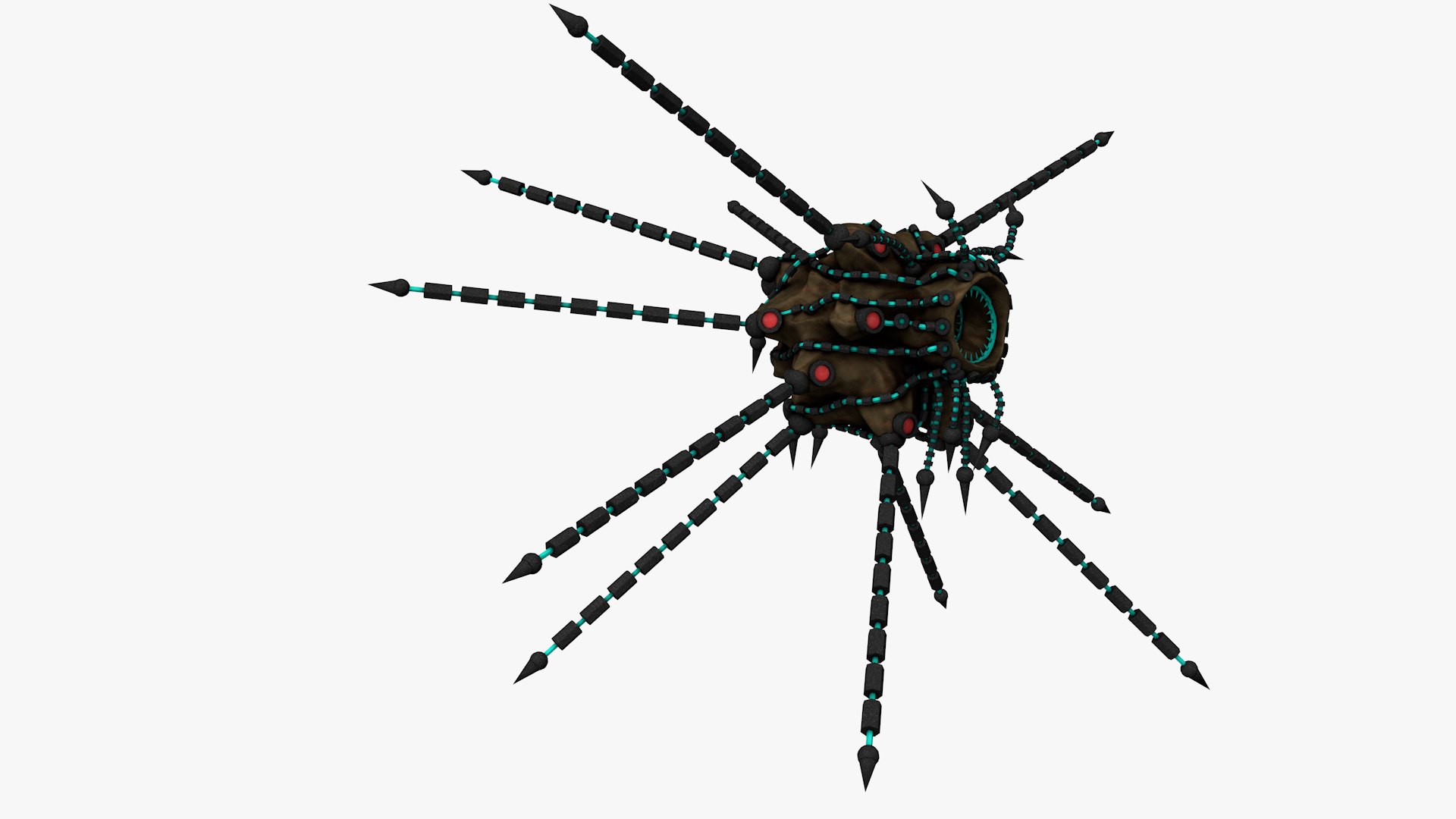 Cyberpunk Spider Monster 3D - TurboSquid 2159779
