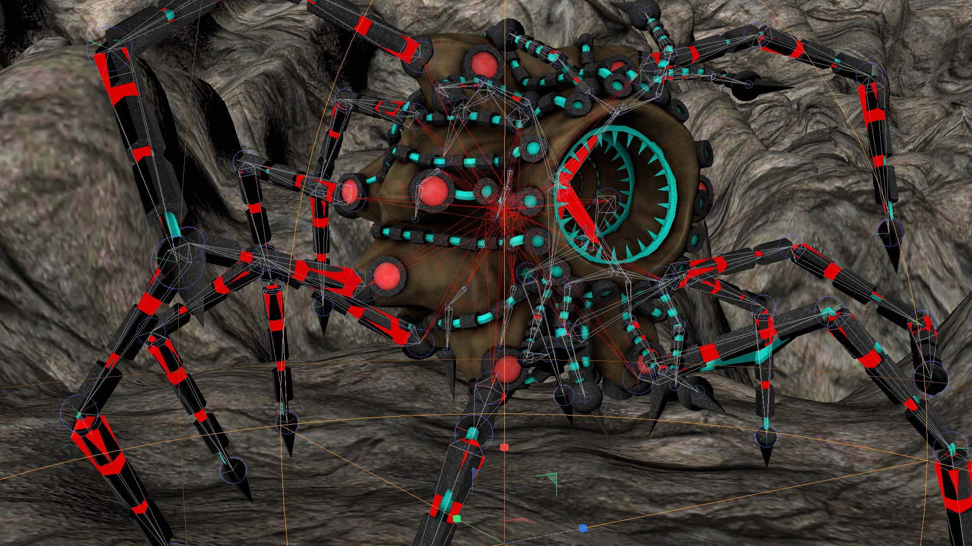 Cyberpunk Spider Monster 3D - TurboSquid 2159779