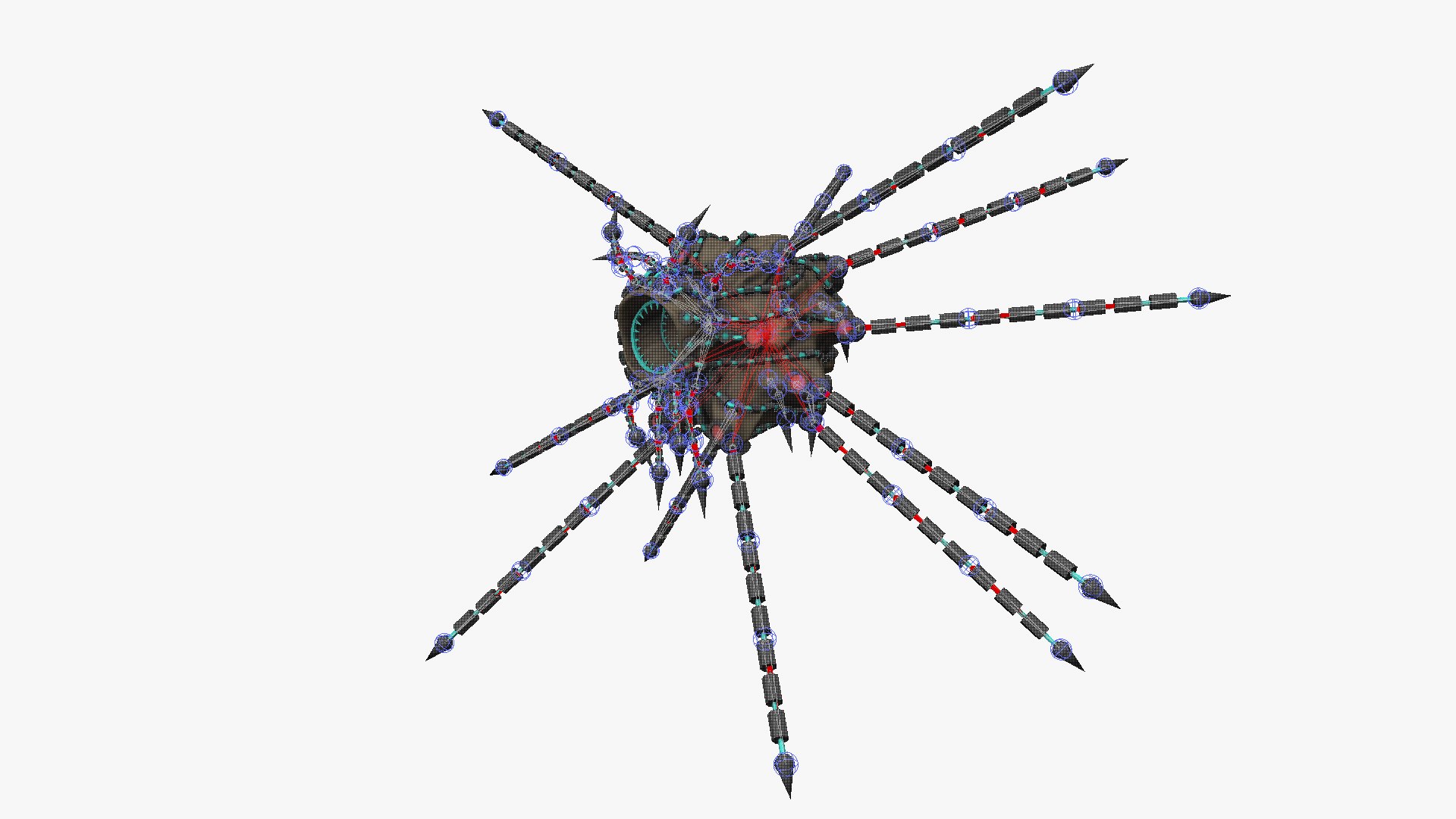 Cyberpunk Spider Monster 3D - TurboSquid 2159779