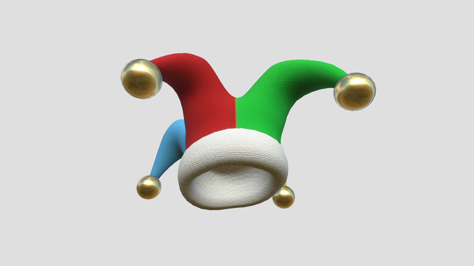 Jester Hat 01 Colored - Character Fashion Design model - TurboSquid 1798557