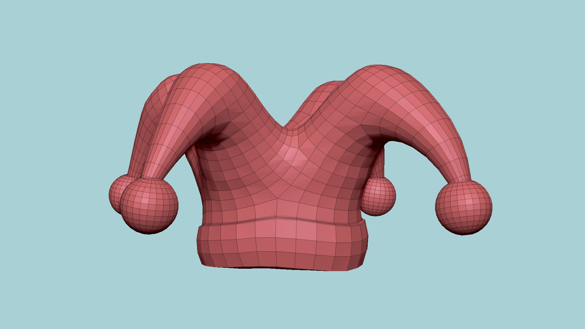 Jester Hat 01 Colored - Character Fashion Design model - TurboSquid 1798557