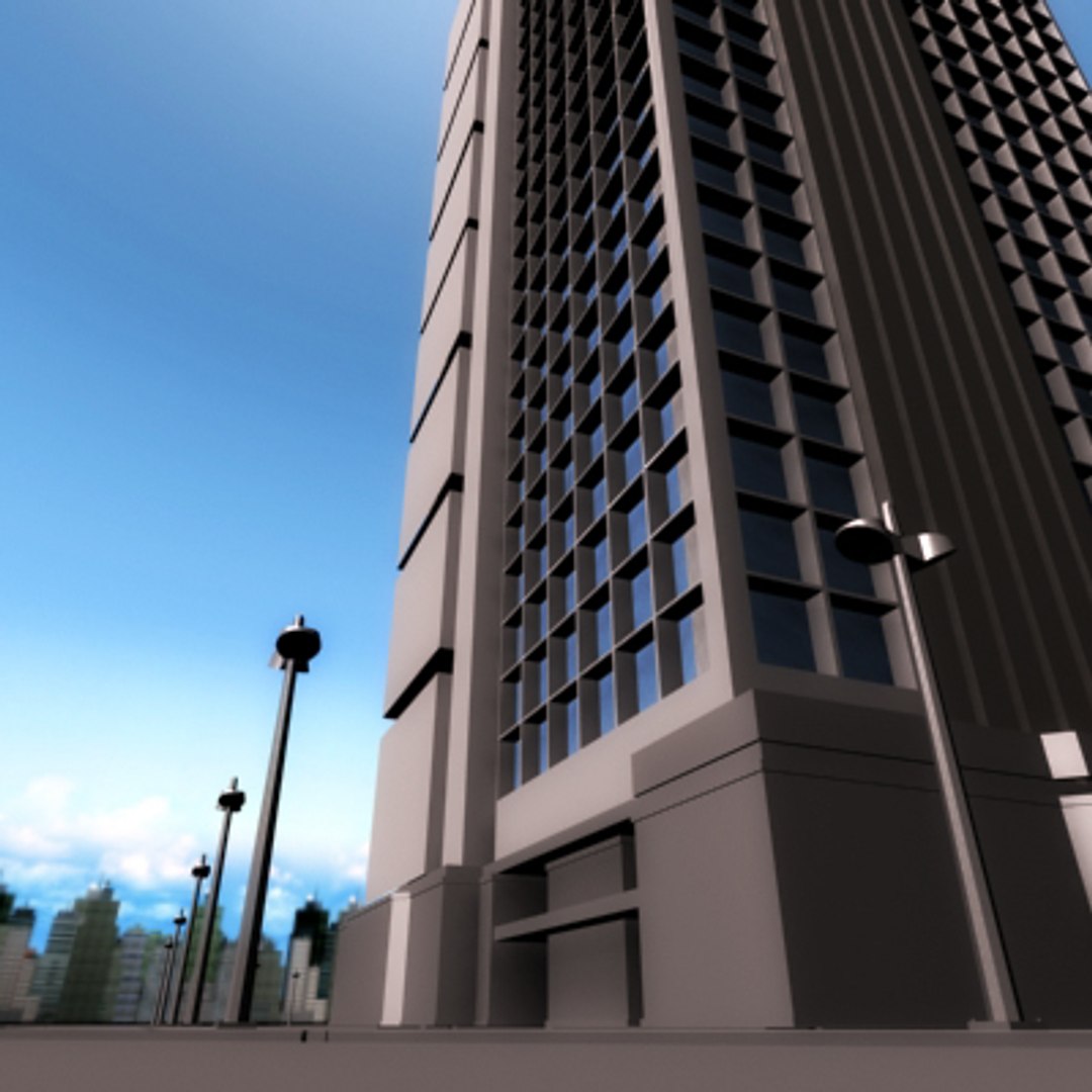 office buildings 3d model