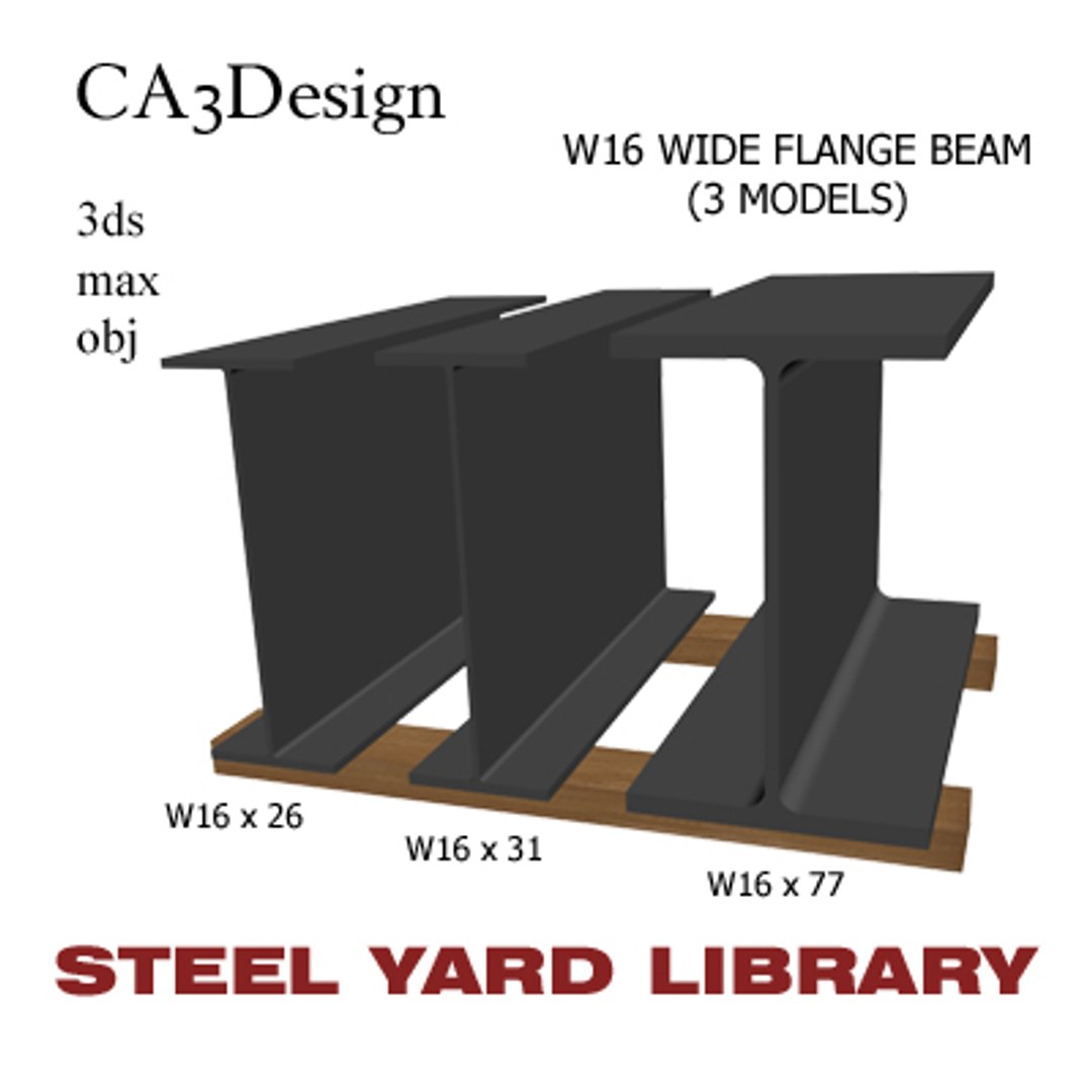 maya w16 wide flange beam