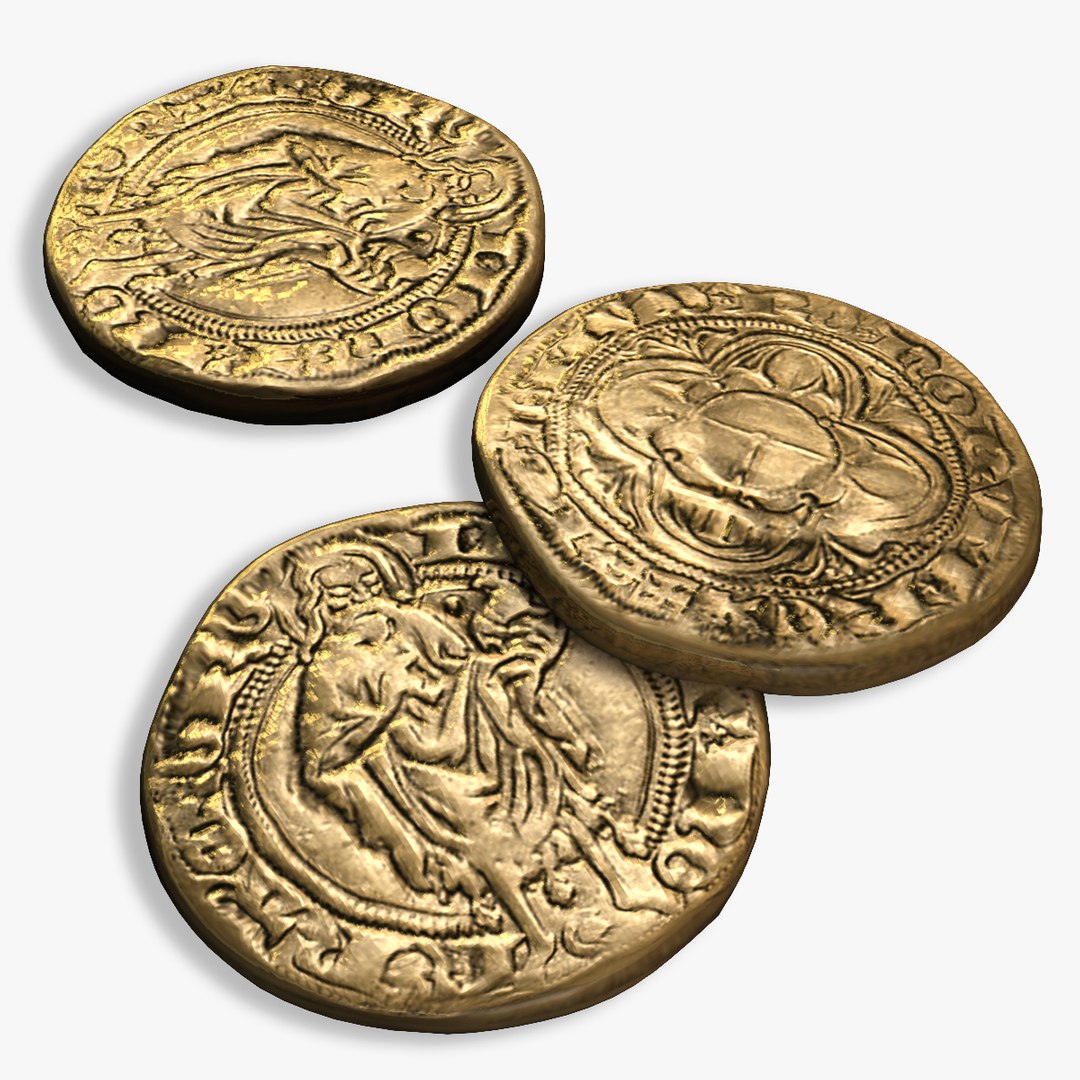 3d Gold Coin Model
