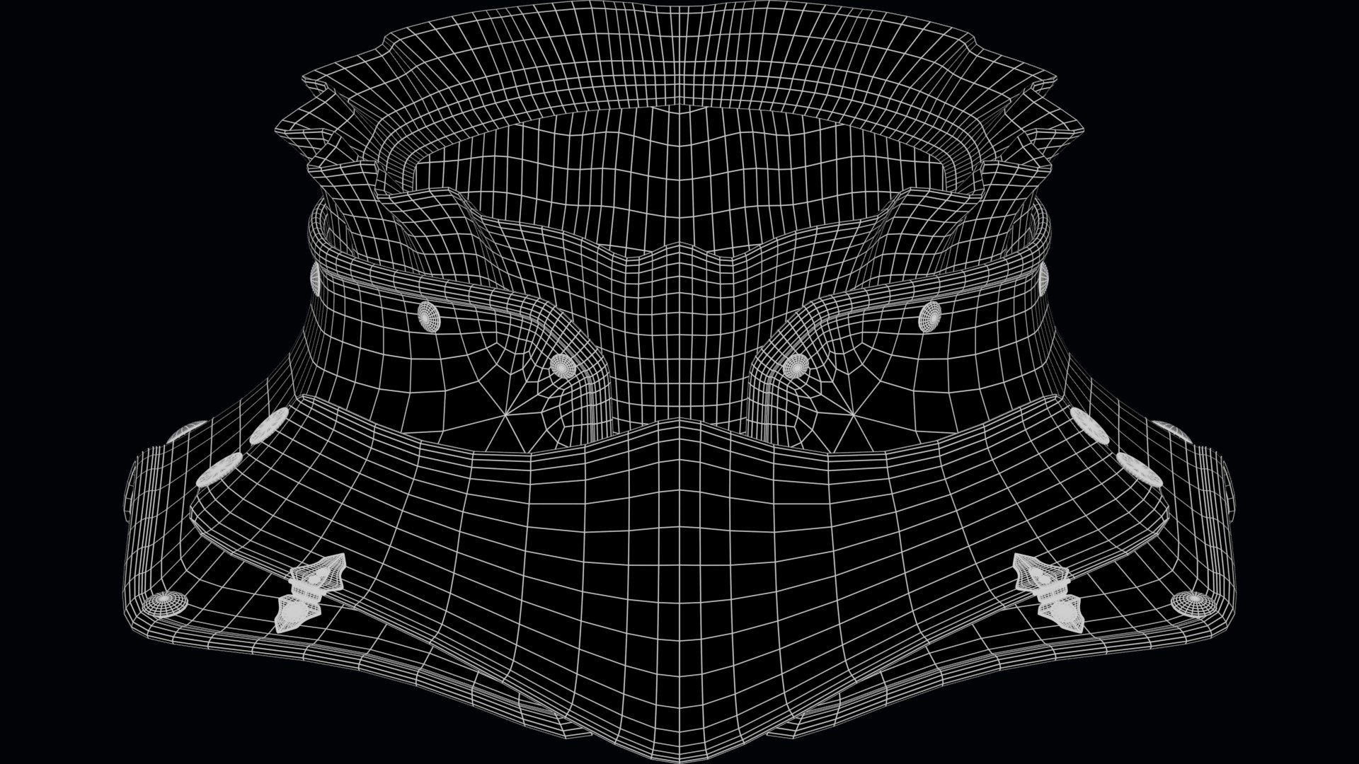 3D Female Knigt Neck Armor MidPoly - TurboSquid 2034173