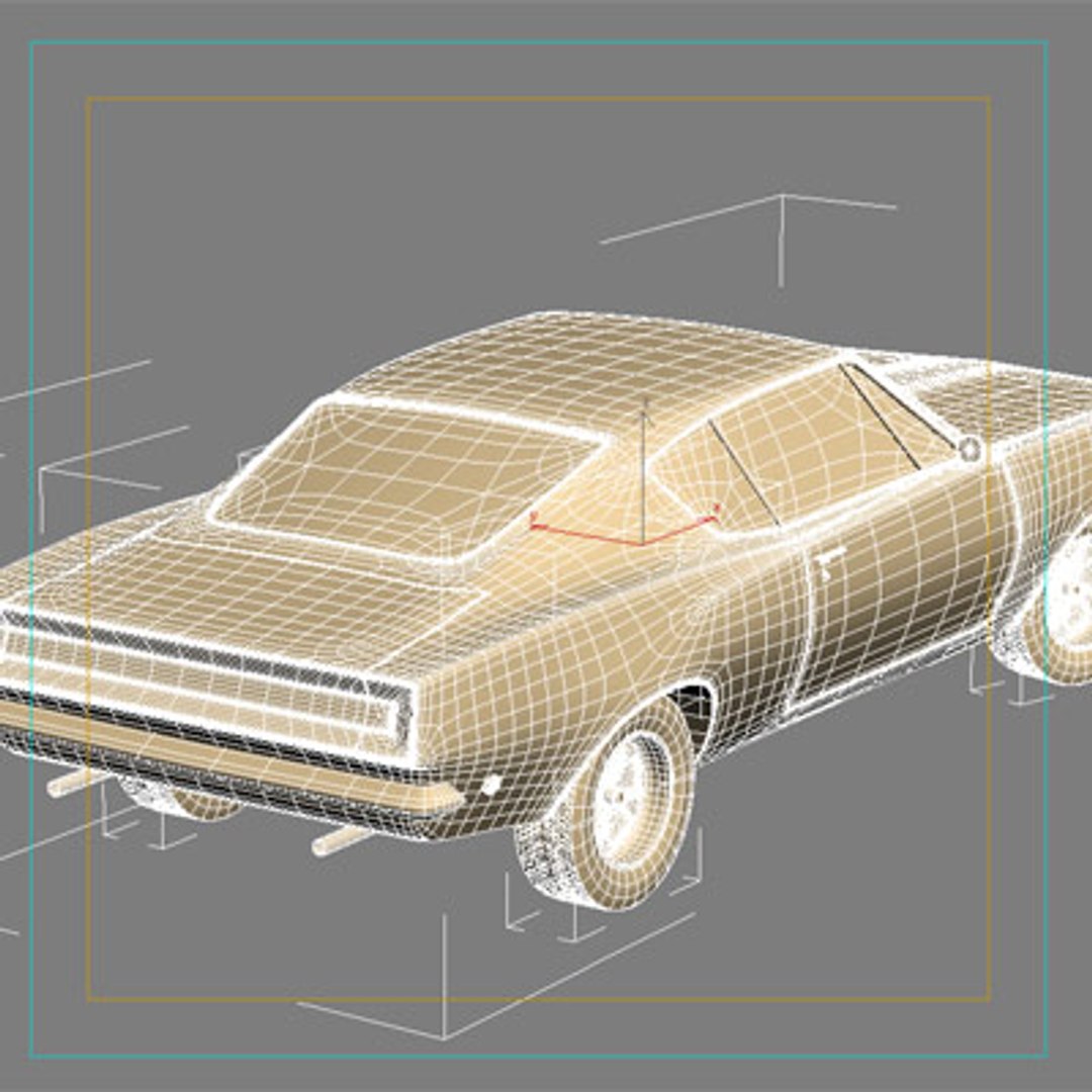 3d Max Cuda Barracuda 1968