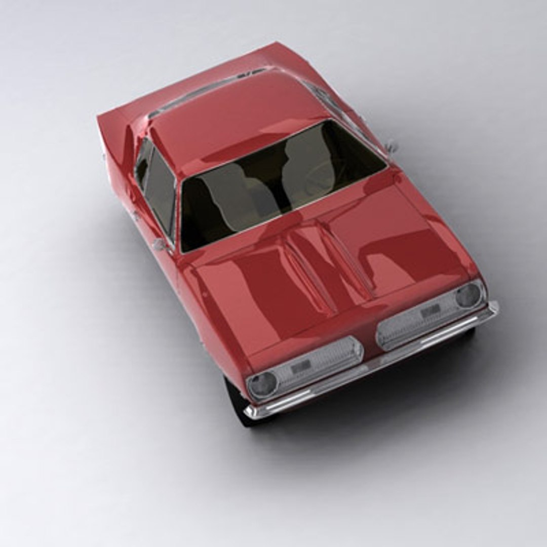 3d Max Cuda Barracuda 1968