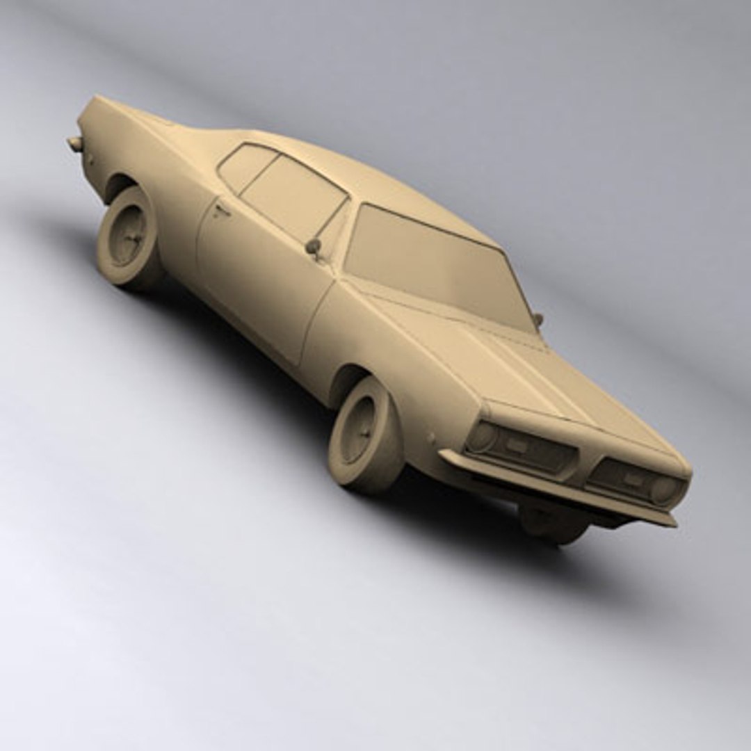 3d Max Cuda Barracuda 1968