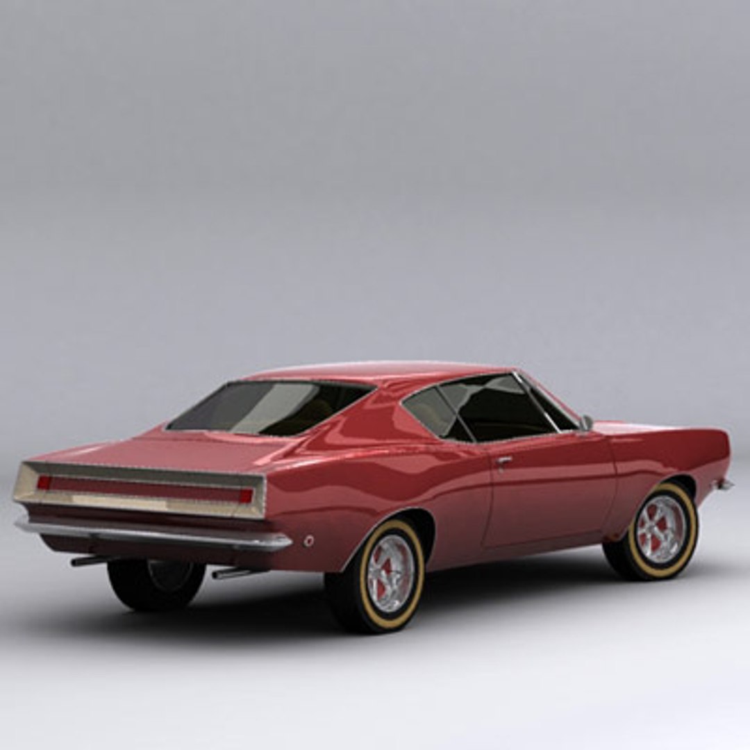 3d Max Cuda Barracuda 1968