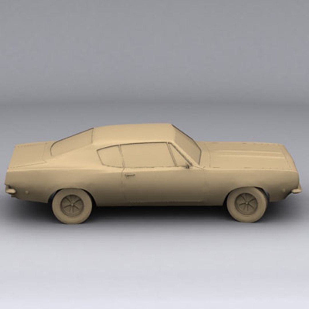 3d Max Cuda Barracuda 1968