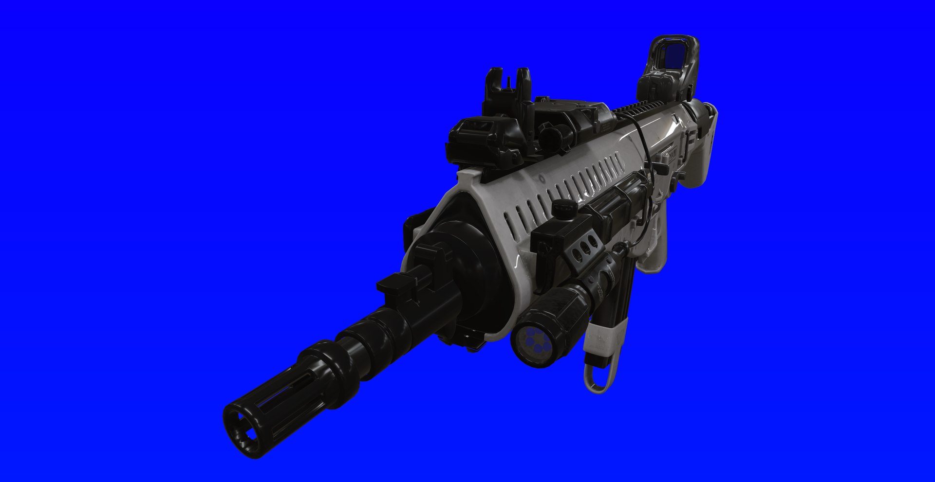 AMX Assault Rifle 3D machine gun model - TurboSquid 1870174