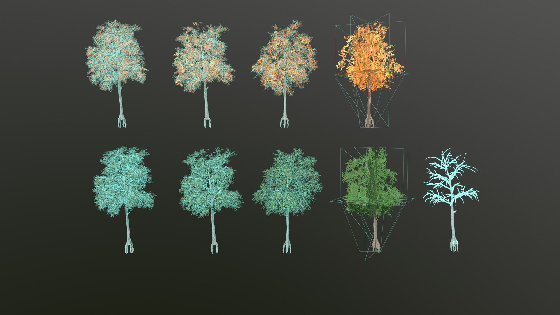 3D Model Aspen Tree - - TurboSquid 1401664