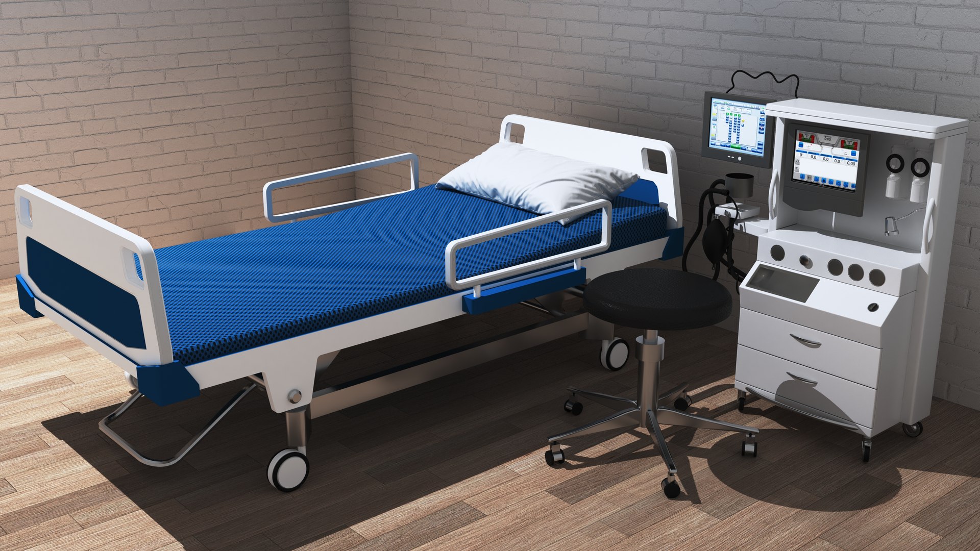 Dialysis Unit 3D - TurboSquid 2139576