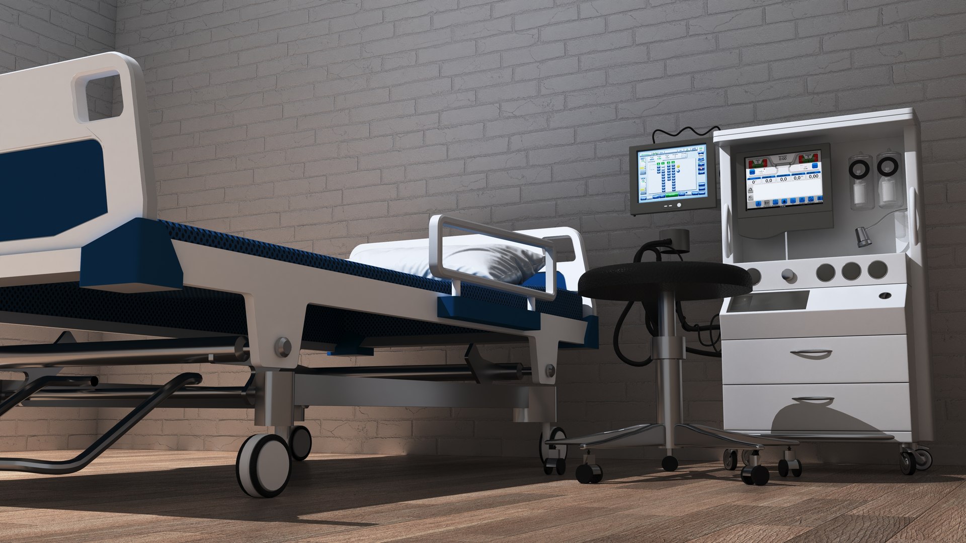 Dialysis Unit 3D - TurboSquid 2139576