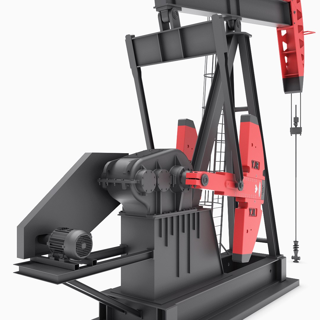 3D Oil Pump Jack Model - TurboSquid 1214193