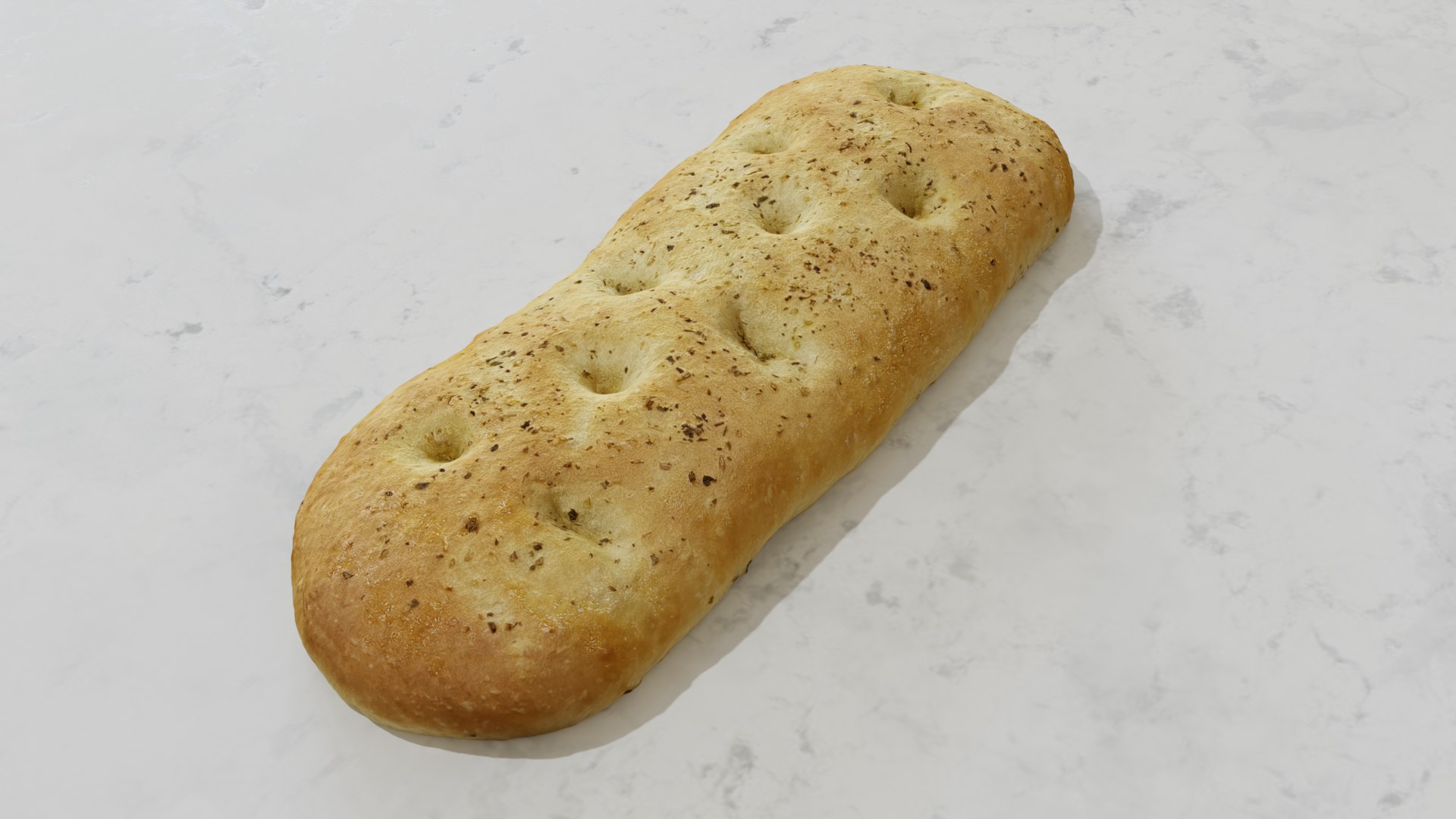 Focaccia 3D model - TurboSquid 1900076