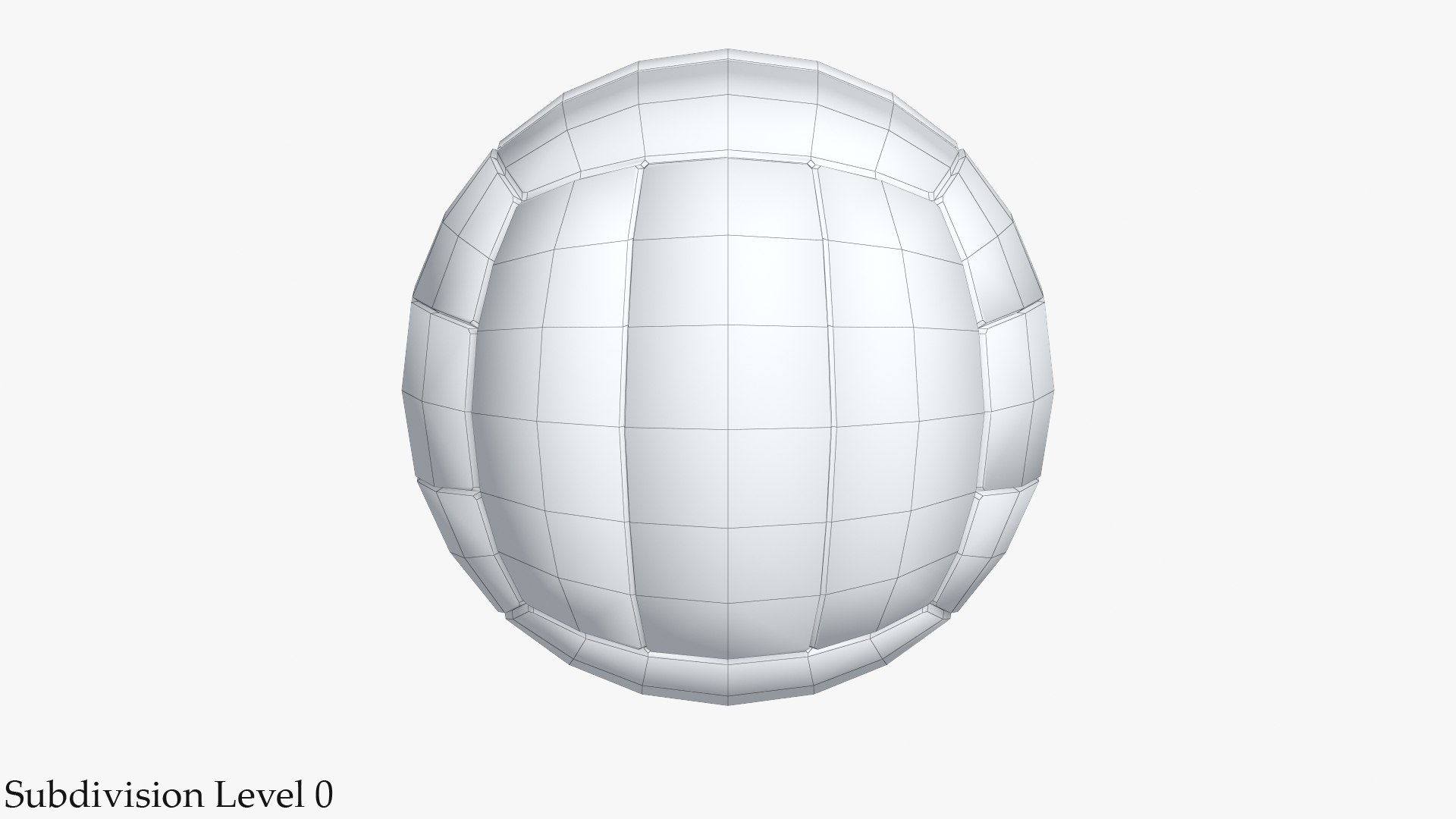 Olley Ball Olleyball 3d Model