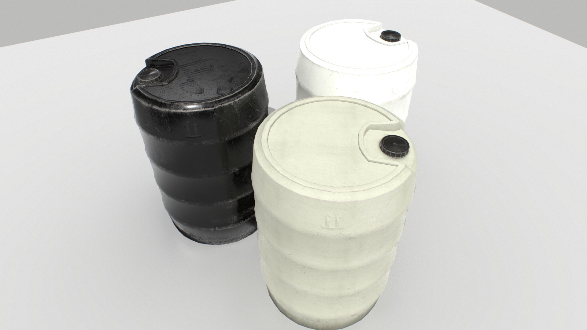 Industrial Barrels 3D Model - TurboSquid 1629441