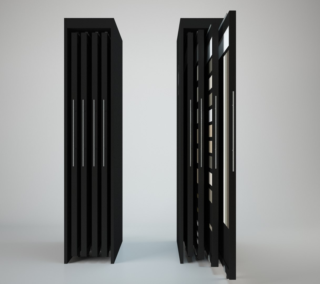 3d Model Pull-out Panel Tiling