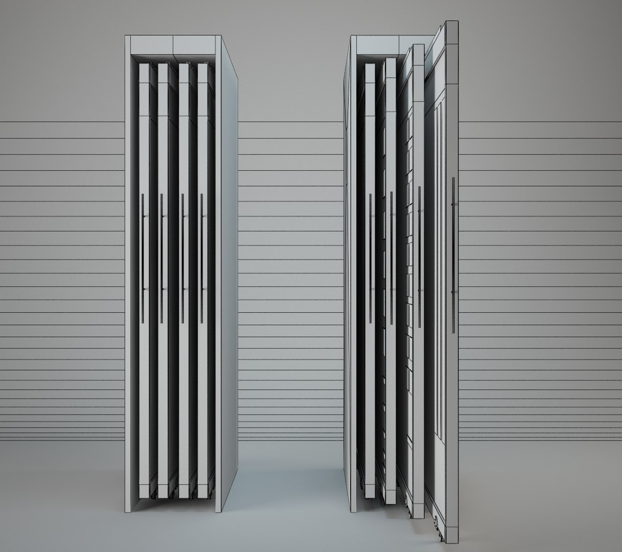 3d Model Pull-out Panel Tiling