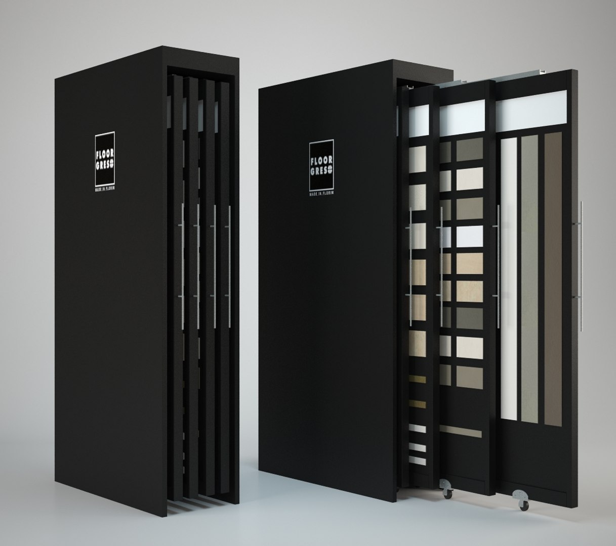 3d Model Pull-out Panel Tiling