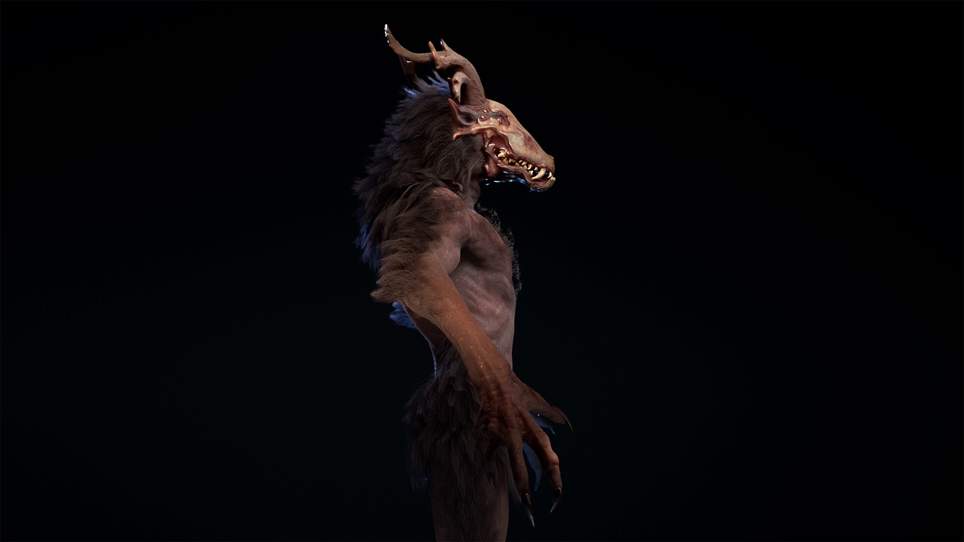 Forest Wendigo 3D Model - TurboSquid 2185334