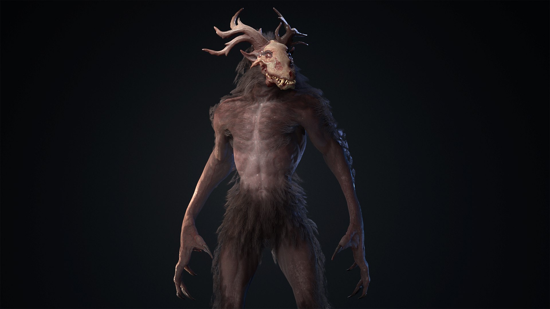 Forest Wendigo 3D Model - TurboSquid 2185334