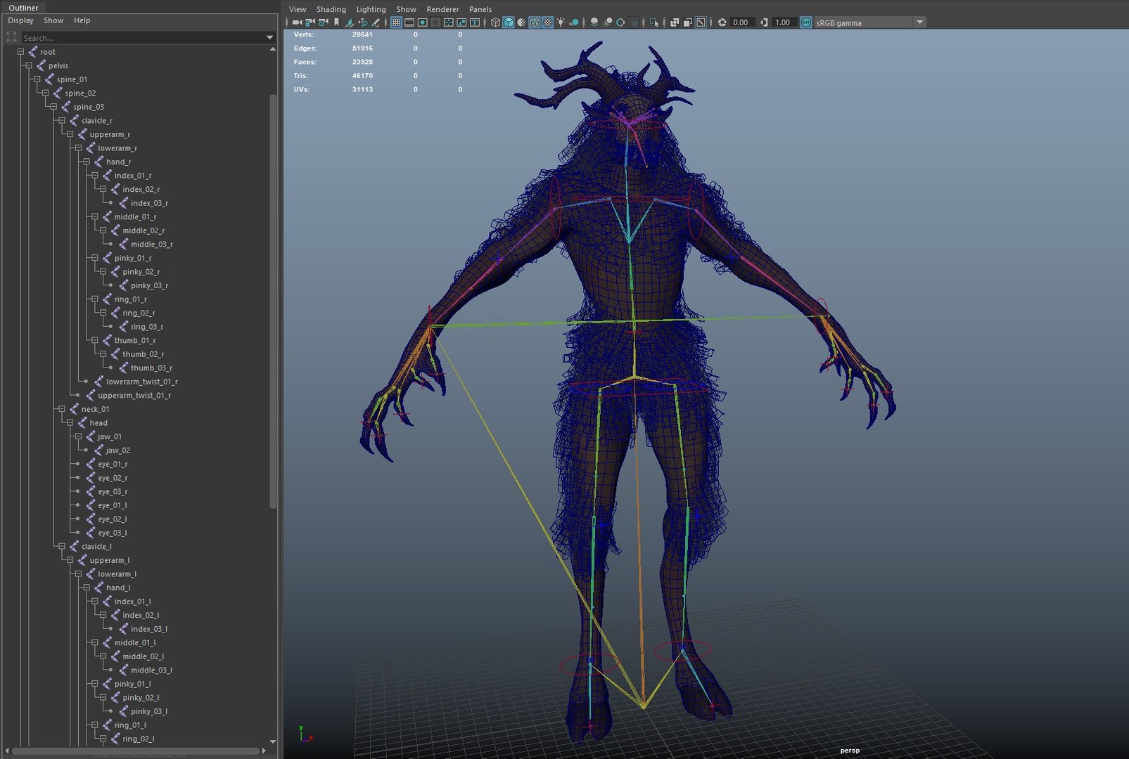 Forest Wendigo 3D Model - TurboSquid 2185334