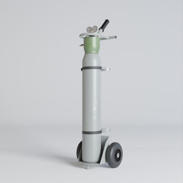 modelo 3d Oxygen trolley tool tray PBR - TurboSquid 1960634