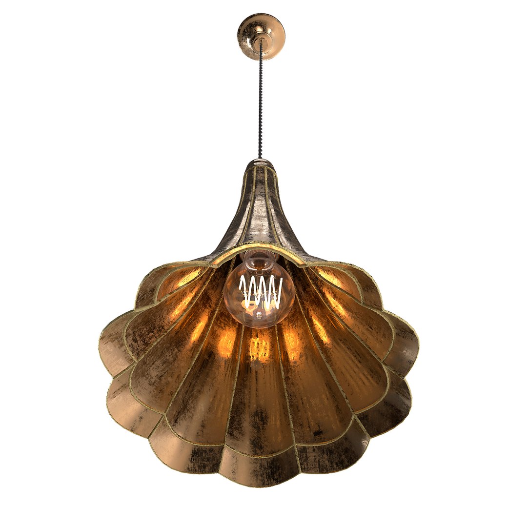 Gramophone Quirky Vintage Pendant Light Model - TurboSquid 2010974