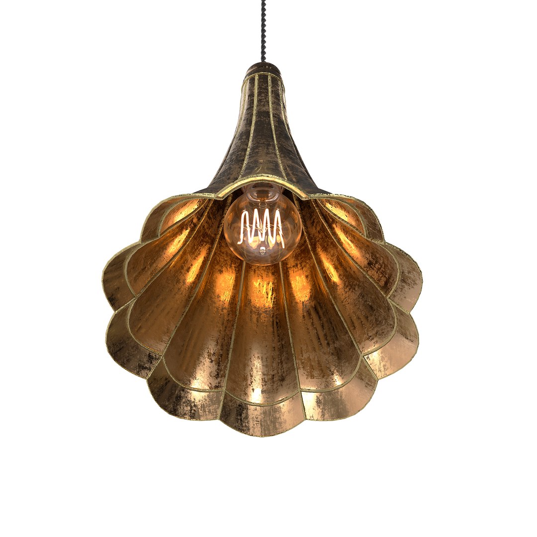 Gramophone Quirky Vintage Pendant Light Model - TurboSquid 2010974