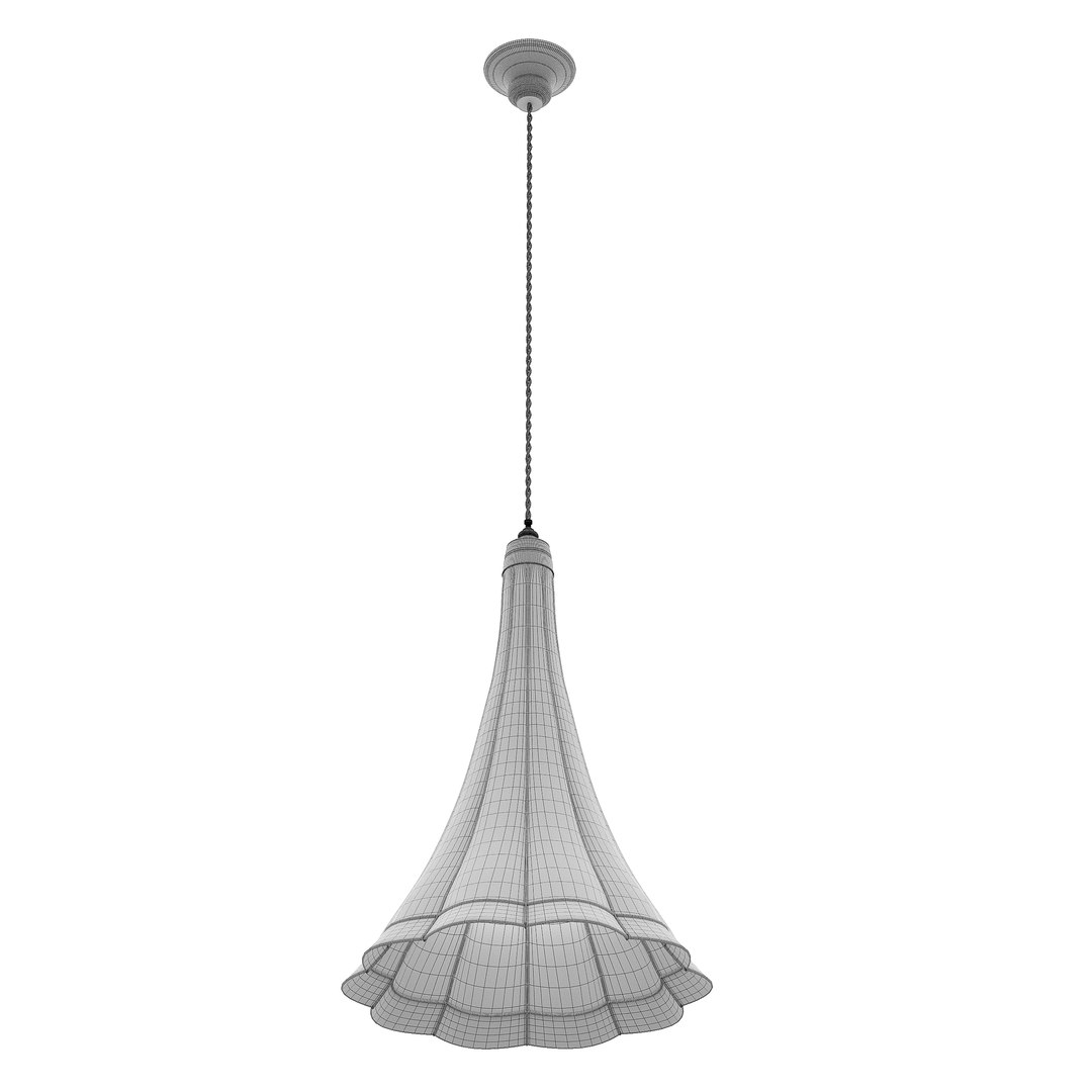 Gramophone Quirky Vintage Pendant Light Model - TurboSquid 2010974